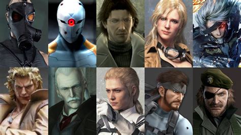Top 10 Metal Gear Solid Characters By Herocollector16 On Deviantart