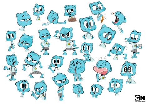 Character Model Sheet Of Mom From The Amazing World Of Gum…