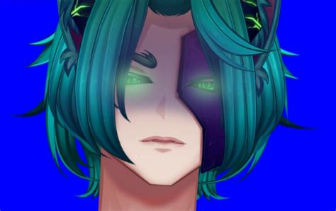 Создать мем девушка с зелеными волосами арт аниме рисунки аниме арты