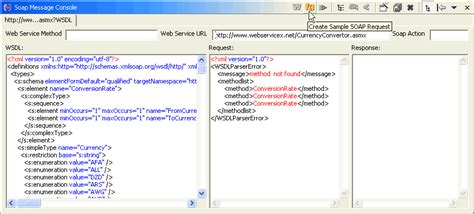 Creating A Soap Request From Wsdl And Sending It