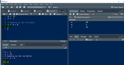 Usage Of Variables Operations In R Language