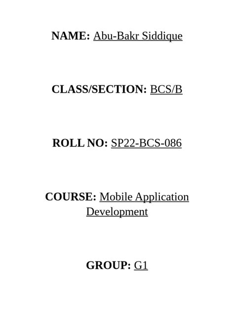 Sp22 Bcs 086 Mad Quiz 3 Pdf Java Script Business