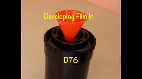 Developing film in D76 - YouTube