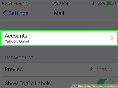 How To Log Out Of Mail On An Iphone 7 Steps With Pictures
