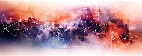 Premium Ai Image Dynamic Abstract Background With Intersecting Lines And Geometric Shapes Panorama