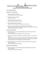 Bio Module Lab Docx BIO L Module Eight Lab Report Population Genetics And Human