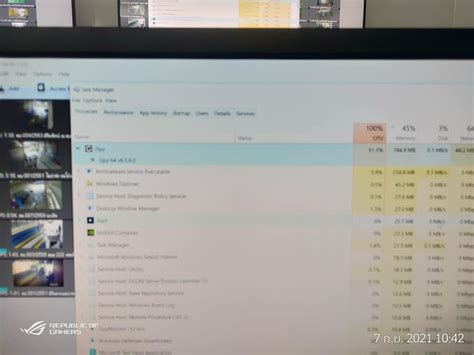ปิดงาน แก้อาการ Cpu ทำงาน 100 กล้องสดุด ขนส่ง ใบขับขี่ จ้าา It Service ชั้น3สุนีย์ รับซ่อม