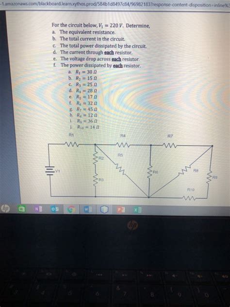 Solved A Determine The Current Through Each Resistor B