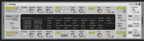Ableton Analog Software Instrument For Live Sweetwater