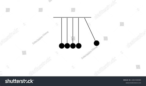 Newtons Cradle 4k Resolution Illustration Newtons Stock Illustration 2261540465 Shutterstock