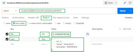 How To Upload File And Json Data In Postman Geeksforgeeks