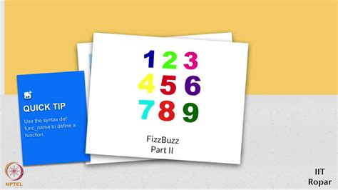 Loops And Conditionals Fizzbuzz 02 Youtube