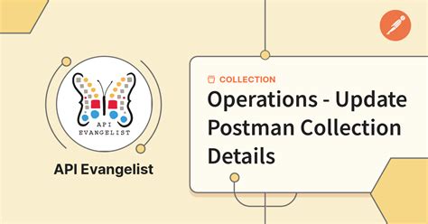 Operations Update Postman Collection Details Get Started Postman