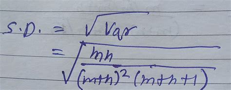 Solved Standard deviation for β1 distribution With Chegg com