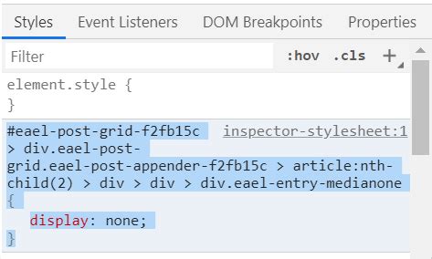 Change Css Of Elements By Using The Inspect Tool Element How
