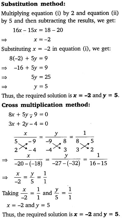 ncert solutions for class 10 maths chapter 3 pair of linear equations