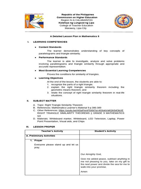 Right Triangle Similarity Theorem Pdf Elementary Geometry Triangle Geometry