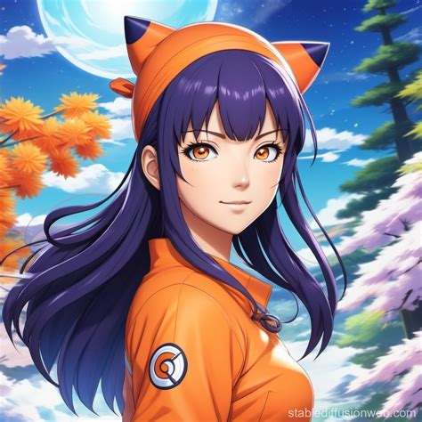 Hinata Narutos Character Stable Diffusion Online