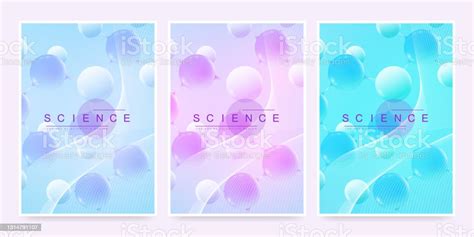 브로셔 전단지 전단지 표지 잡지 또는 연례 보고서를 위한 최신 벡터 템플릿입니다 화려한 추상 3d 분자와 A4 크기 원자 뉴런 의료 배너 벡터 그림입니다 비즈니스에 대한