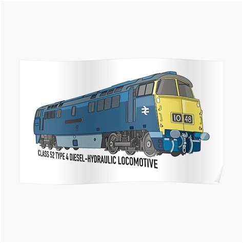 British Rail Class 52 Type 4 Diesel Hydraulic Locomotive 1960s Train