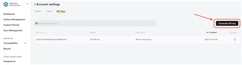 how to create and manage api keys knowledge base