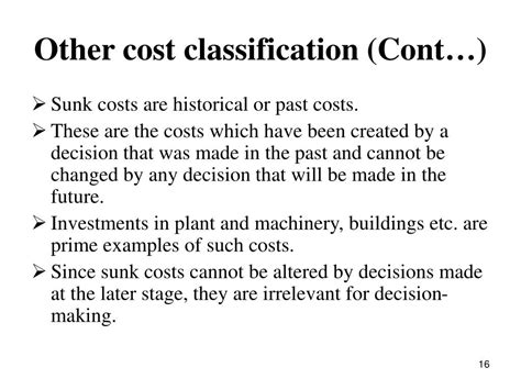 PPT Cost Classification PowerPoint Presentation Free Download ID 2910581