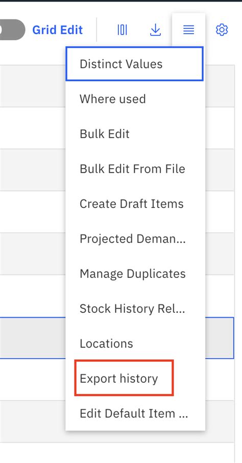 Ibm Mro Inventory Optimisation How To View And Re Export An Exported File
