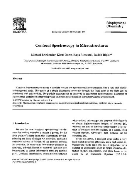 Pdf Confocal Spectroscopy In Microstructures Dokumen Tips