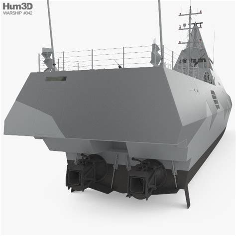 Visby Class Corvette 3d Model Download Warship On