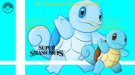 Super Smash Bros Character Spotlight Squirtle By Gaminglegend4ever On
