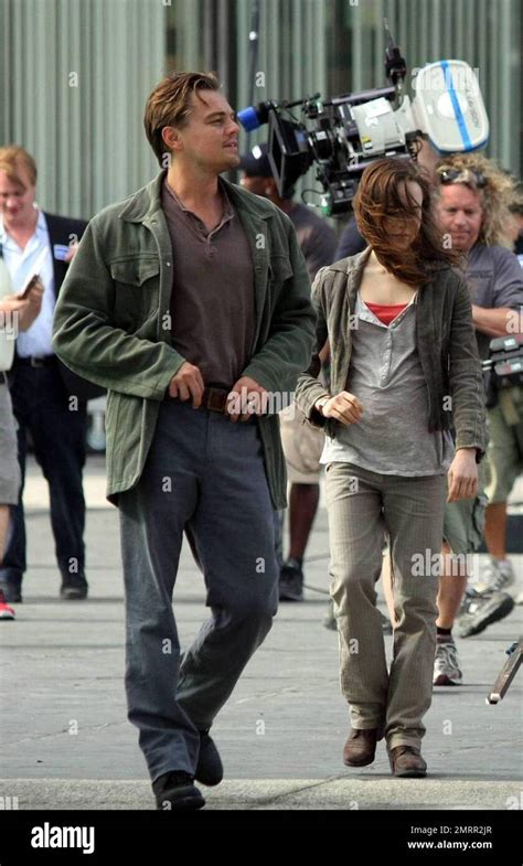 Leonardo Dicaprio And Ellen Page Film Scenes For Their Upcoming Film