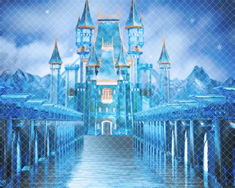 Frozen Castle Backdrop