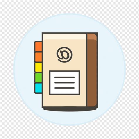 연락처 책 그림 Png Pngwing