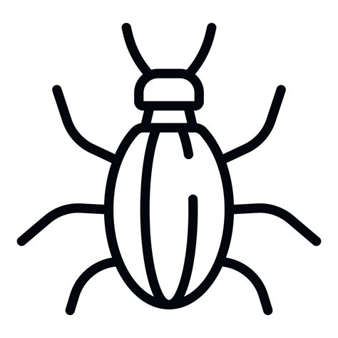 Nature Bug Icon Outline Style 15308211 Vector Art At Vecteezy