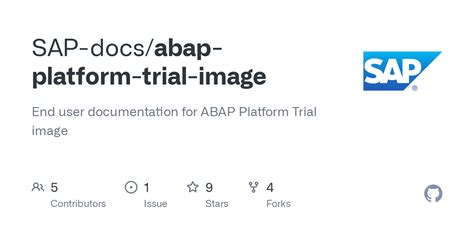 Github Sap Docsabap Platform Trial Image End User Documentation For Abap Platform Trial Image