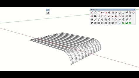 Ep8 Sketchup ทำแผ่นเมทัลชีทปลายโค้งด้วย Shape Bender และวิธีดาวน์โหลด Youtube