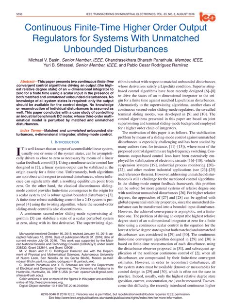 Pdf Hypersonic Missile Adaptive Sliding Mode Control Using Finite A Nd Fixed Time Observers