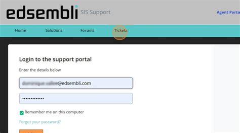 How To Access And Create A Support Ticket On Edsembli Edsembli Support