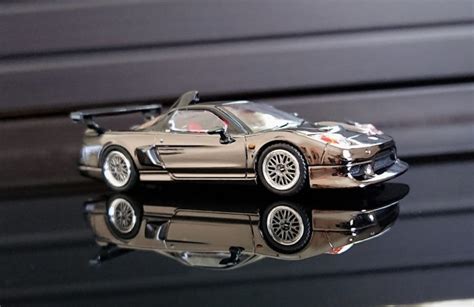 Review Inno64 Honda Nsx R Gt 1 64 Chrome Black •