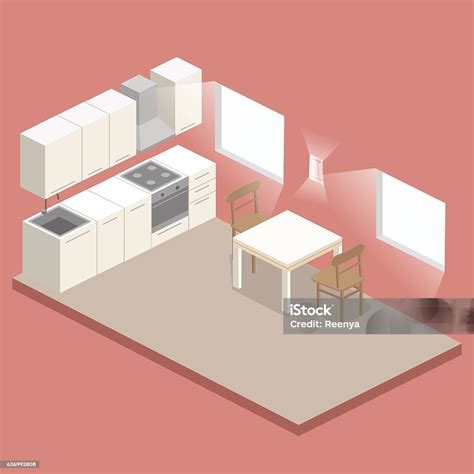 스튜디오 아파트의 Isometric 평면 3d 개념 벡터 인테리어 0명에 대한 스톡 벡터 아트 및 기타 이미지 0명 3차원 형태 가구 Istock