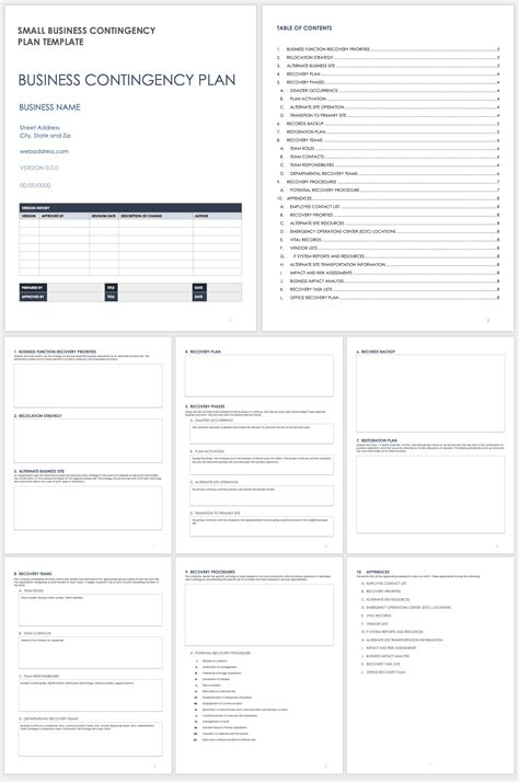 Free Contingency Plan Template Excel Free Printables Hub
