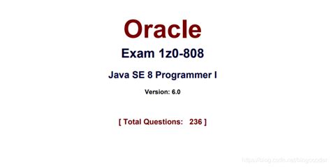 Ocjp Oracle认证java程序员考试题库分享oracle Certified Java Programmer考题 Csdn博客 Ocjp Oracle认证java程序员考试题库分享oracle Certified Java Programmer考题 Csdn博客