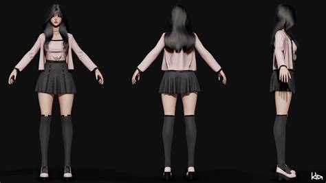 Leaked Game Assets K Pop Series Mina