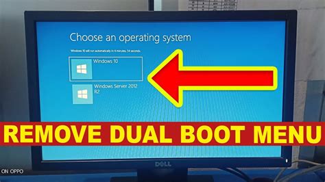 How To Remove Dual Boot Choice Menu In Windows 10 Bcdedit Command To Manage Boot Manager