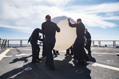 Dvids Images Uss Mcfaul Calibrates Surface To Air Radar System [image 3 Of 5]
