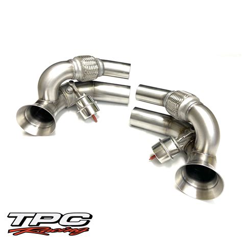 997991 Gt3rs Active Side Muffler Bypass Pipe Tpc Racing