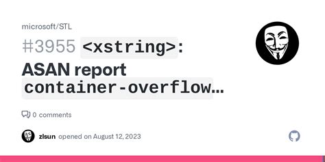 Asan Report `container Overflow` In A Legal Case · Issue 3955 · Microsoftstl · Github