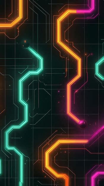 Glowing Lines Circuit Board Background Images Free Download On Freepik