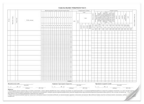 Купити Табель обліку використання робочого часу П 5 офсет А3 100 арк 1 1 248 в інтернет магазині