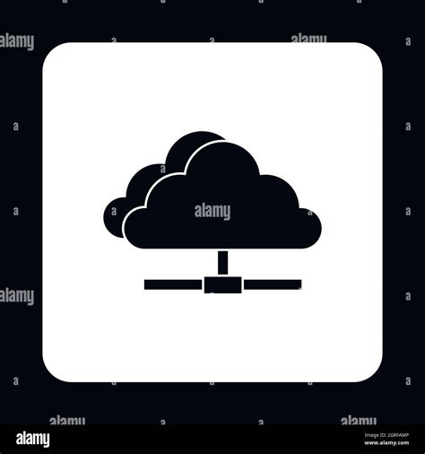 Cloud Network Connection Icon Simple Style Stock Vector Image And Art